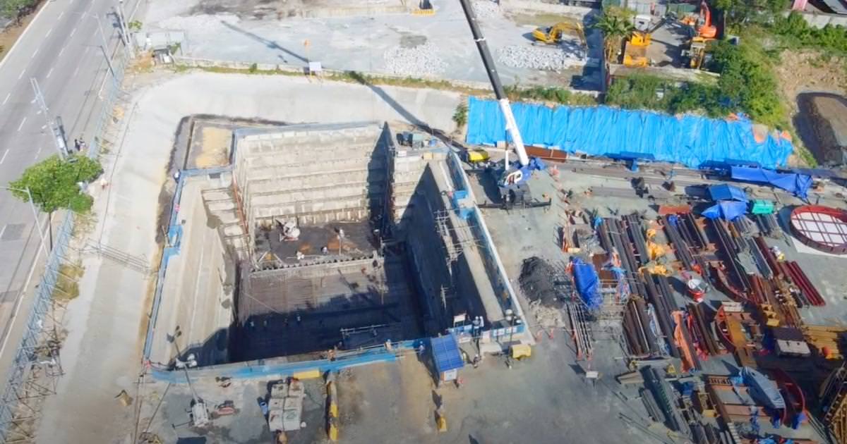 Metro Manila Subway Aerial Update as of February 3, 2022