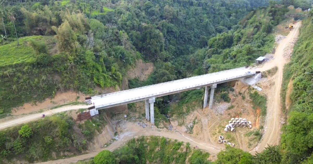Calamba-Tagaytay Link Bunggo-Mabato Bridge as of March 2022