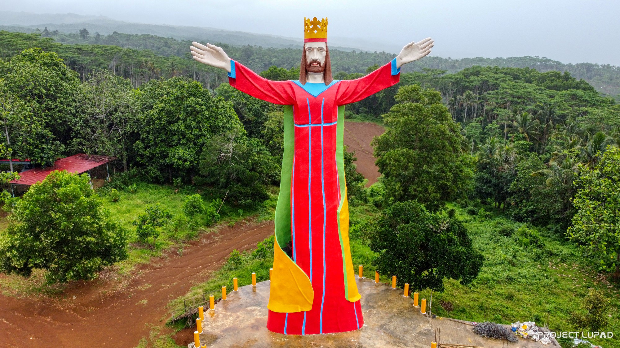 Transformation of Christ the King Statue in the Philippines
