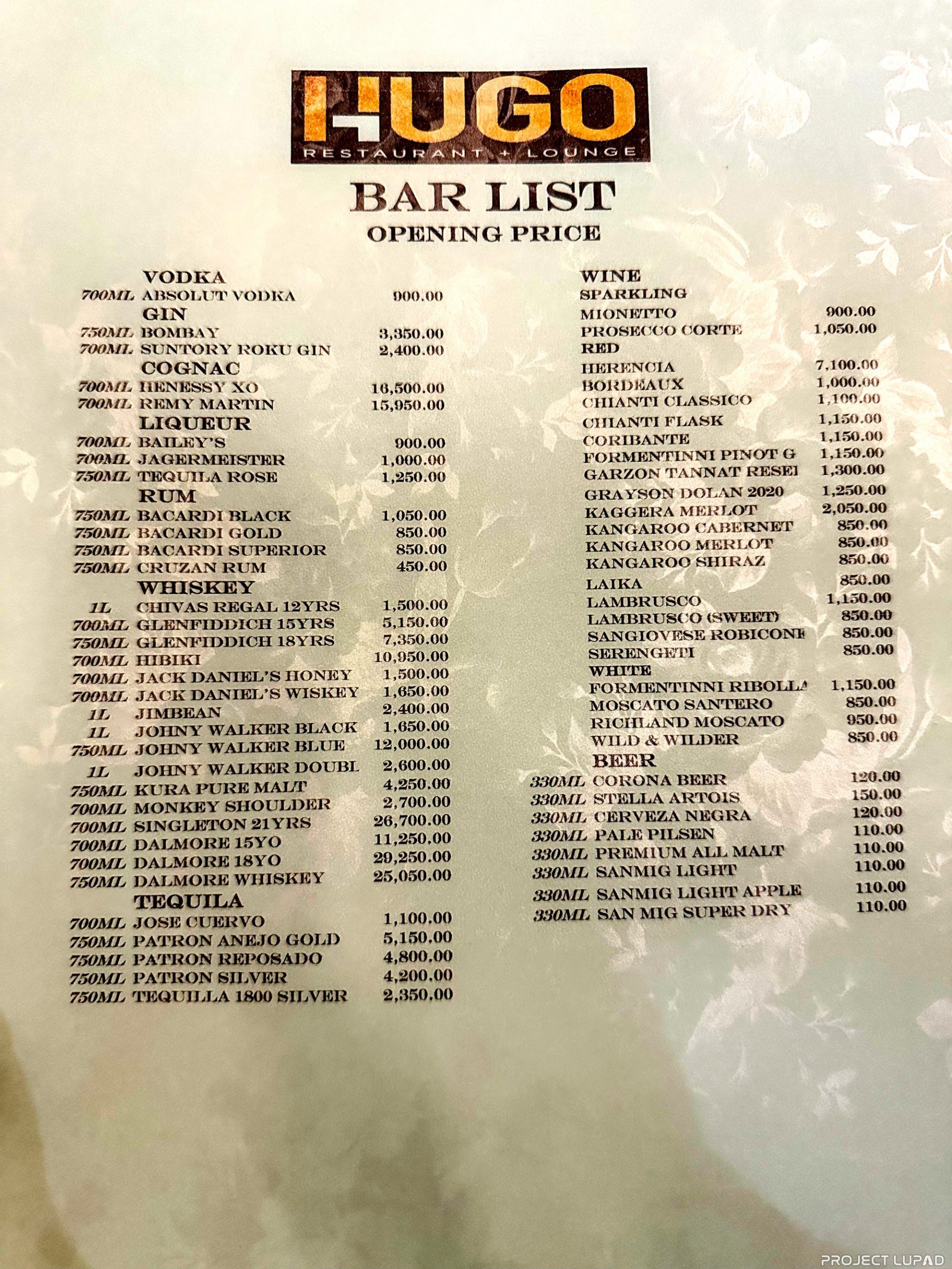 Newest Hang-out Dining Spot in CDO: Hugo Restaurant + Lounge