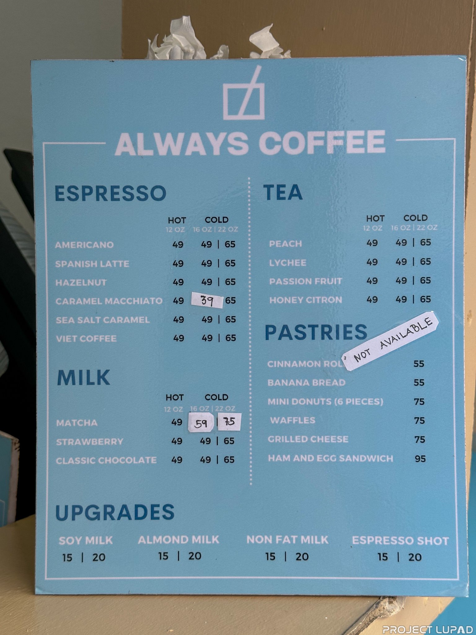 P39 Coffee in Divisoria Cagayan de Oro at Always Coffee