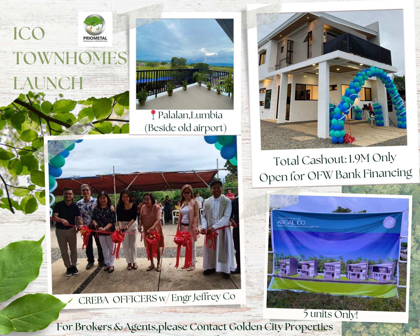 New iCO Townhomes at Green East Subdivision in Lumbia CDO