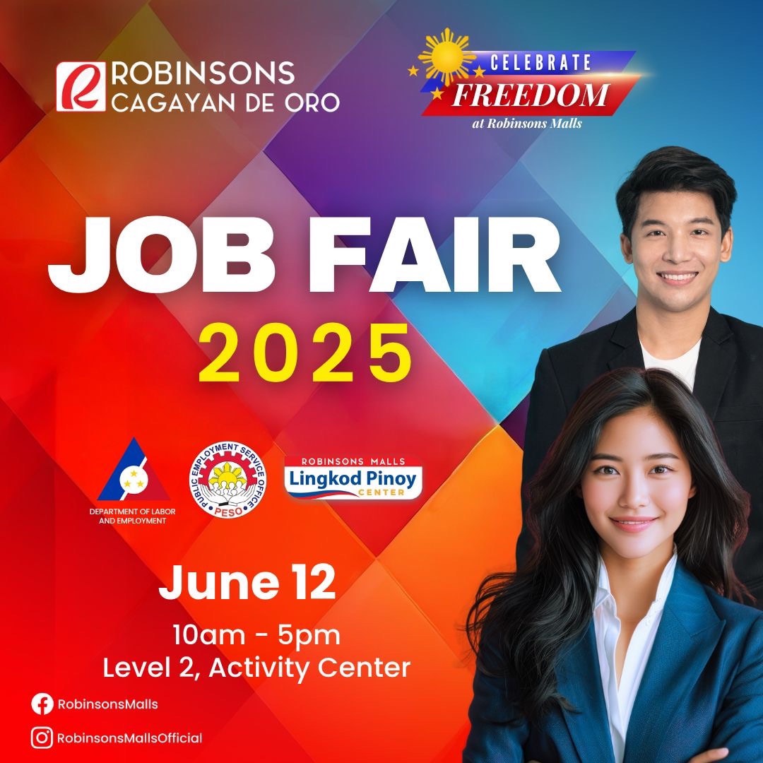 Independence Day Job Fair 2025 at Robinsons Cagayan de Oro