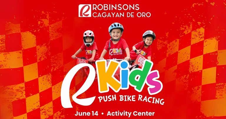 Push Bike Race for Kids at Robinsons Cagayan de Oro on June 14